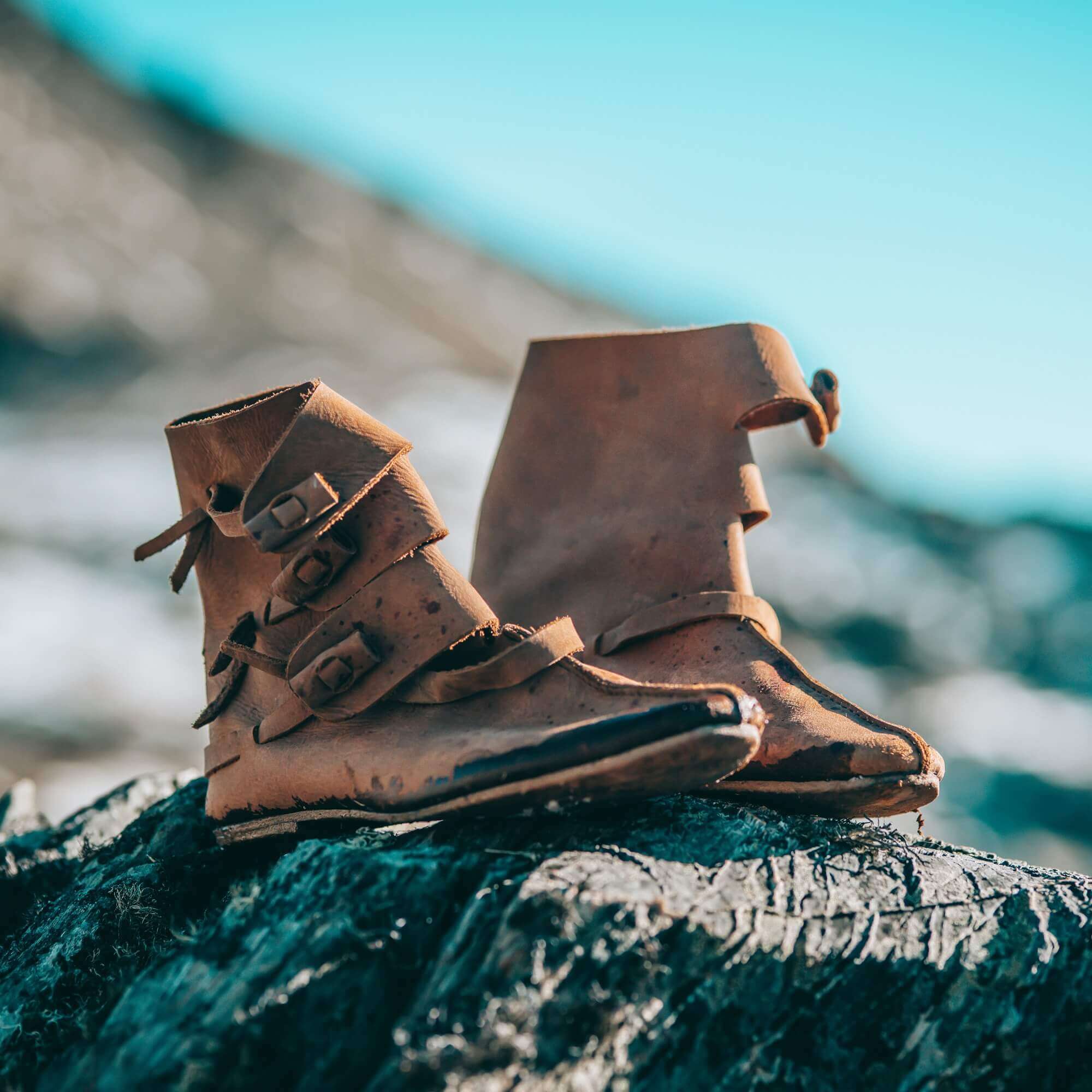 Norse Warrior Boots — Genuine Leather Oseberg