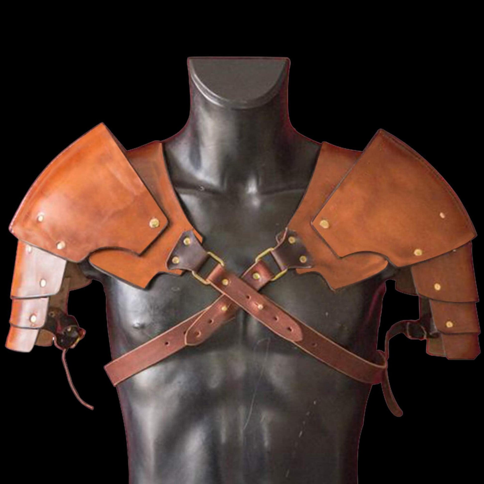 Norse Warrior Leather Pauldron – The Norse Way